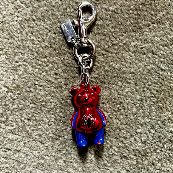 Coach | Accessories | Coach Marvel Spiderman Bear Charm | Poshmark